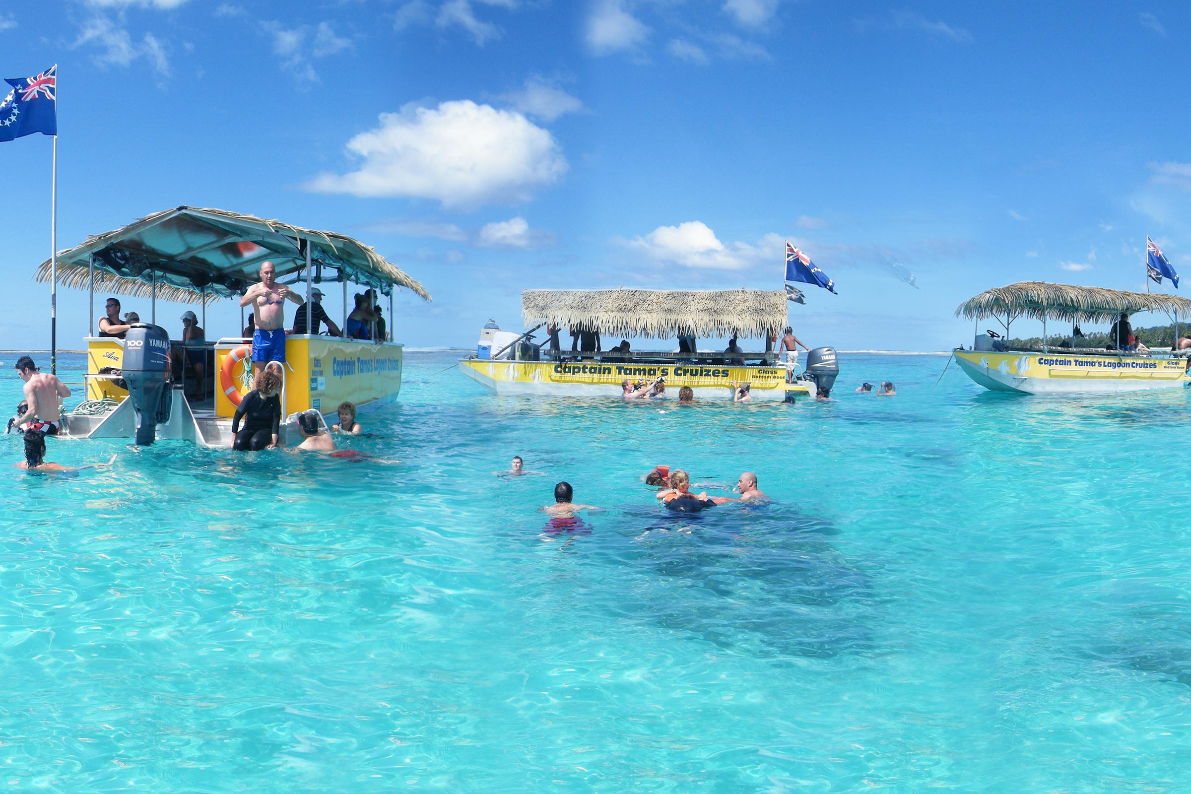 Rarotonga Cruises | Captain Tama's Glass Bottom Boat | Muri Lagoon